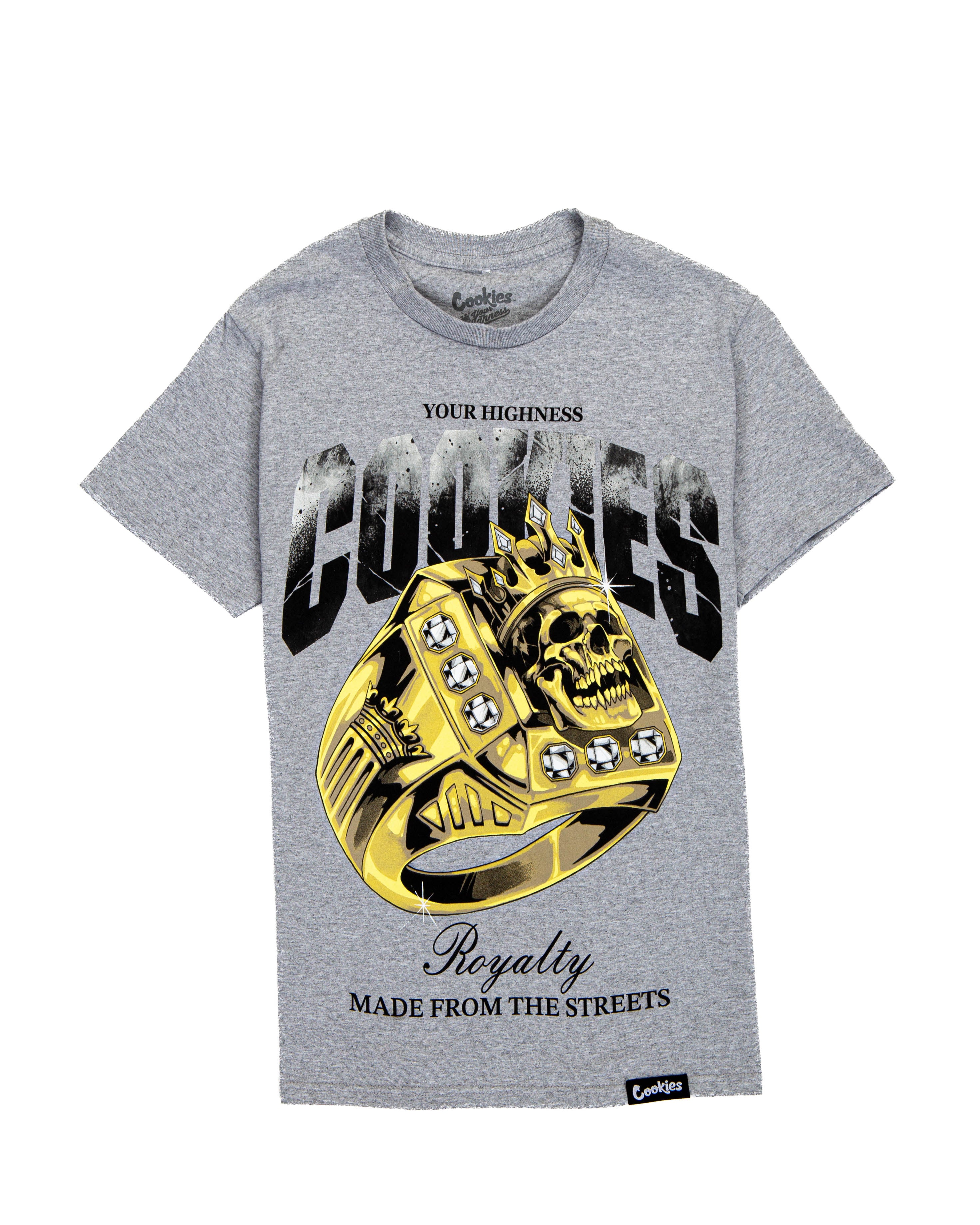 Cookies x Your Highness Championship Tee Grey – Your Highness Clothing